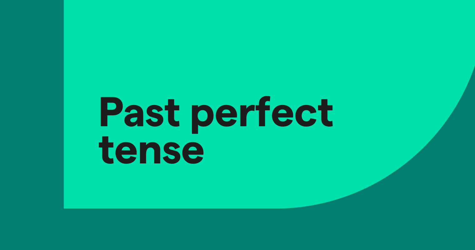 Past Perfect Tense Images